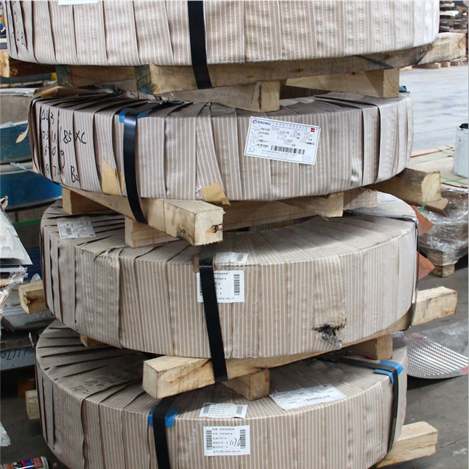 304 2B Cold Rolled Stainless Steel Strip Roll JIS SUS316 201 Stainless ...